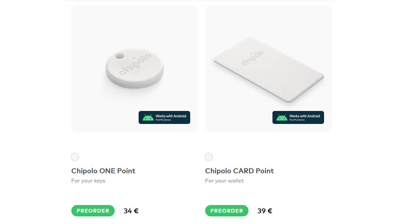 Googleデバイスを探す「CHIPOLO ONE/CARD Point」2024年8月16日（金）国内発売 – Jetstream