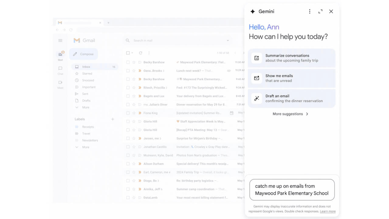 Gmail「Gemini」ついに統合【英語】 – Jetstream