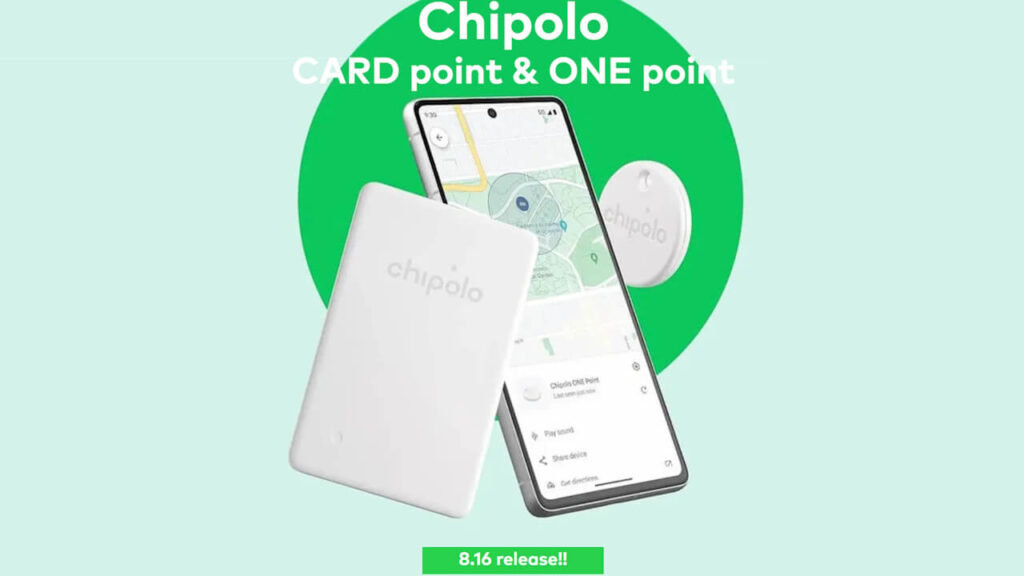 Googleデバイスを探す「CHIPOLO ONE/CARD Point」2024年8月16日（金）国内発売 – Jetstream
