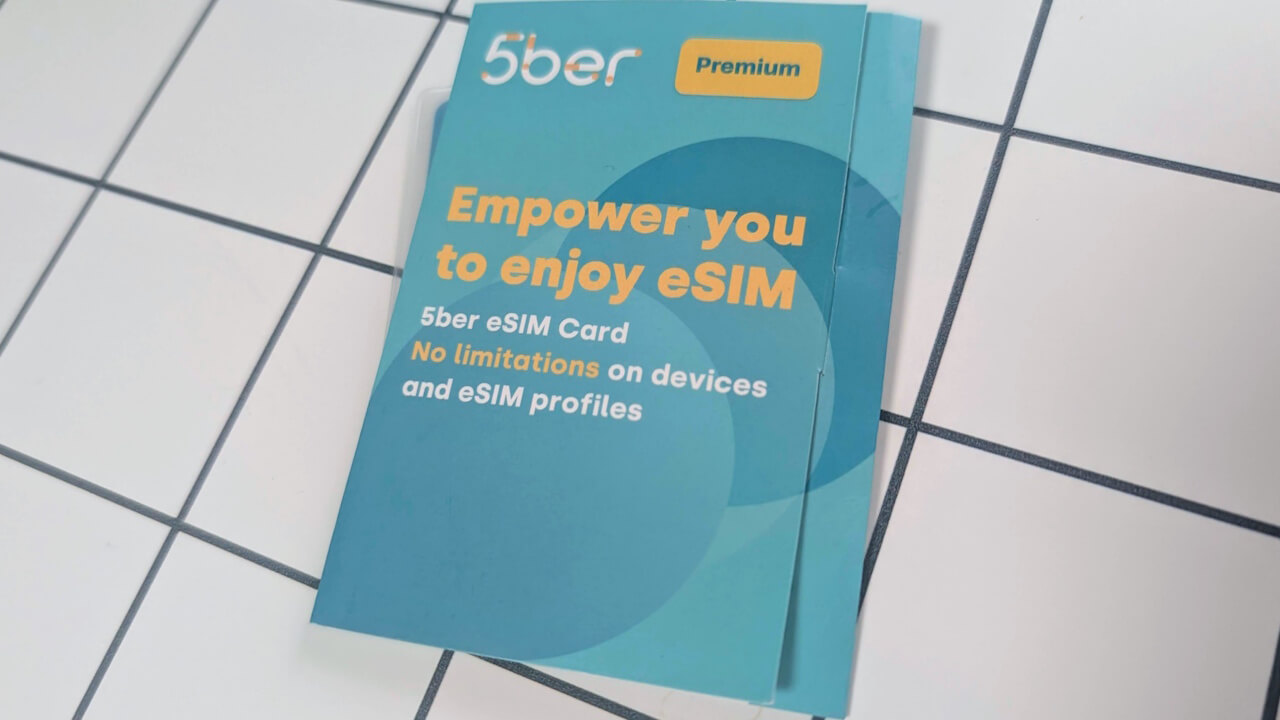 eSIMをSIMカードで！「5ber.eSIM」曲者で強者でオススメ – Jetstream