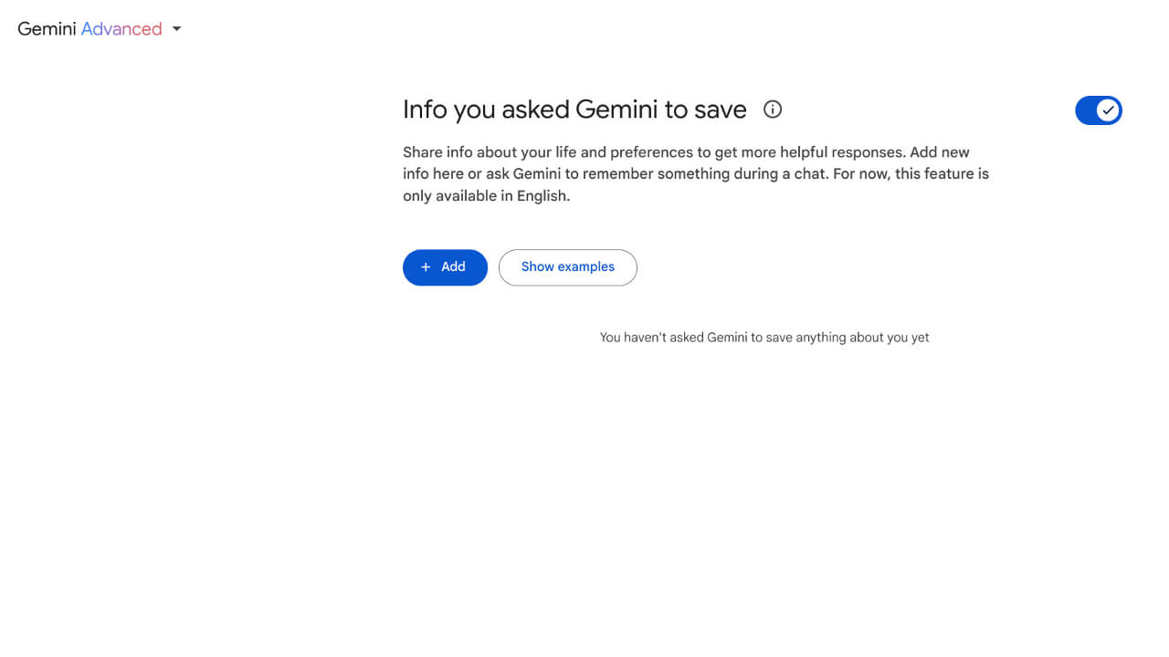 「Gemini Advanced」情報保存提供開始【英語】 – Jetstream
