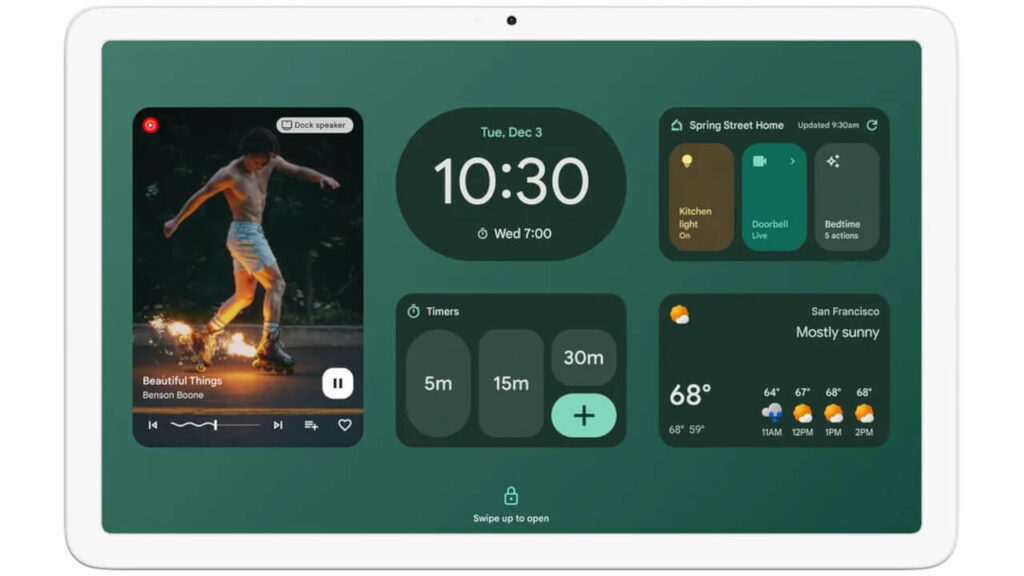 「Pixel Tablet」ロック画面ウィジェット提供【Pixel Drop】 – Jetstream