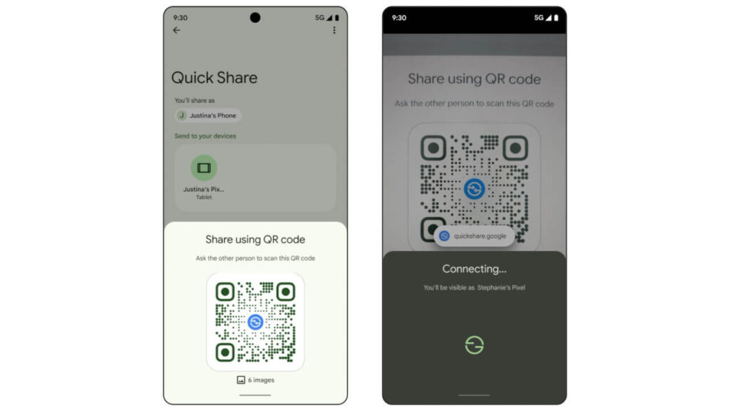 「Quick Share」QRコード共有対応【New Android Features】 – Jetstream