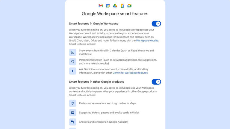 Google Workspace「スマート機能」設定仕様変更へ – Jetstream
