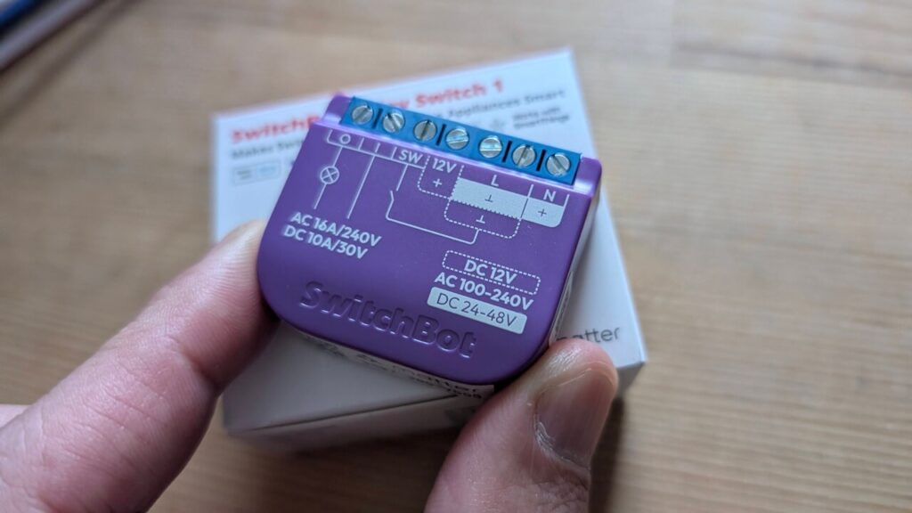 残念技適なし。「SwitchBotリレースイッチ1」米Amazonから到着 – Jetstream