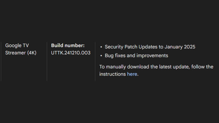Google TV Streamer「UTTK.241210.003」ファームウェア公開【2024年1月】 – Jetstream