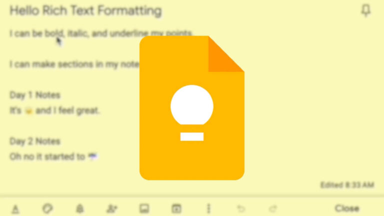 デスクトップ「Google Keep」リッチテキスト形式オプション導入 – Jetstream