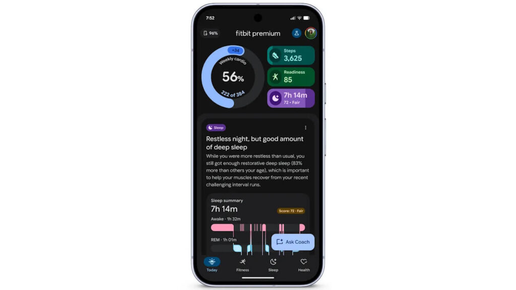 Gemini統合！Android/iOS「Fitbit」リニューアルへ – Jetstream