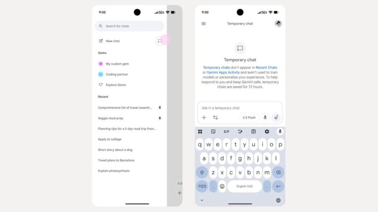 Gemini新機能！一時的なチャット「Temporary Chat」導入 – Jetstream