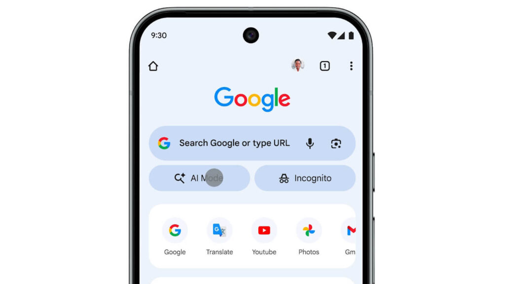 Chrome「新しいタブ」AI モードショートカット新設 – Jetstream
