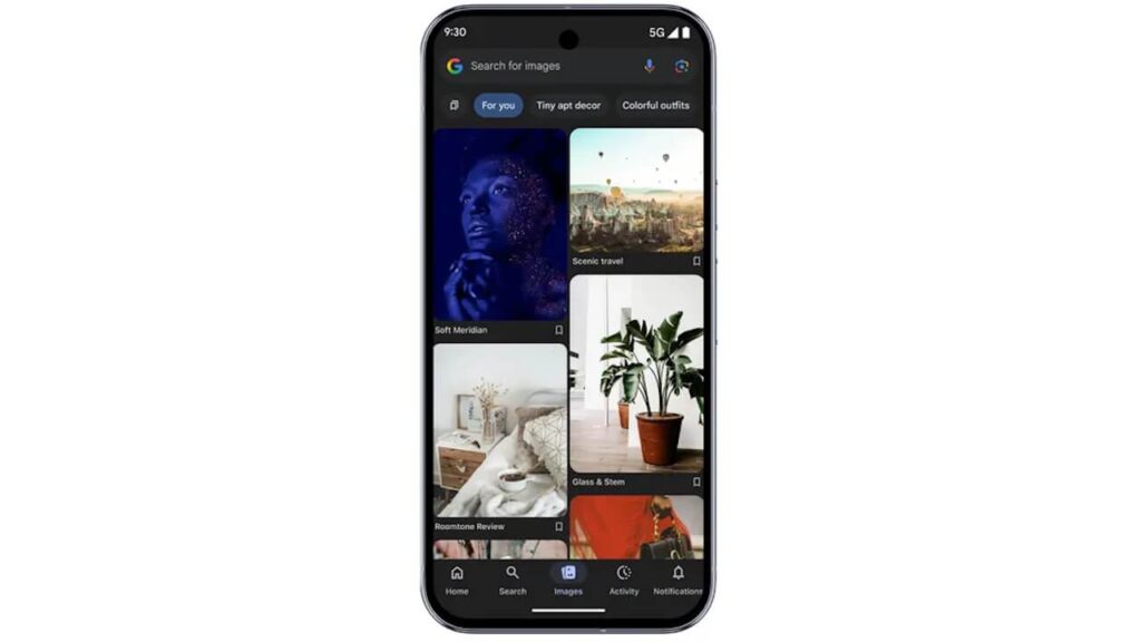 Android/iOS「Google」画像タブ新設【米国】 – Jetstream