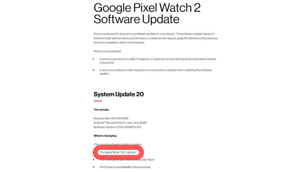 フライングVerizon。Google Pixel Watch 2/3/4「Wear OS 7」配信へ – Jetstream