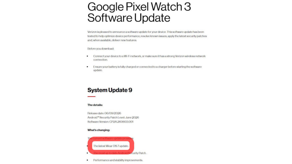 フライングVerizon。Google Pixel Watch 2/3/4「Wear OS 7」配信へ – Jetstream